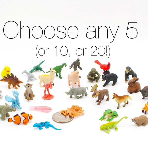 Miniature Animals - Etsy