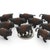 Set of Miniature Buffalo Mini Buffalo Bison Terrarium Supplies Teeny ...