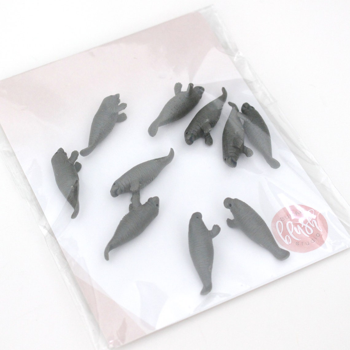 Set of Miniature Manatees Mini Manatee Terrarium Supplies | Etsy