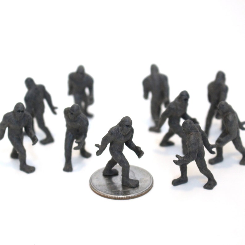 Set of Miniature Bigfoot Mini Sasquatch Terrarium Supplies - Etsy