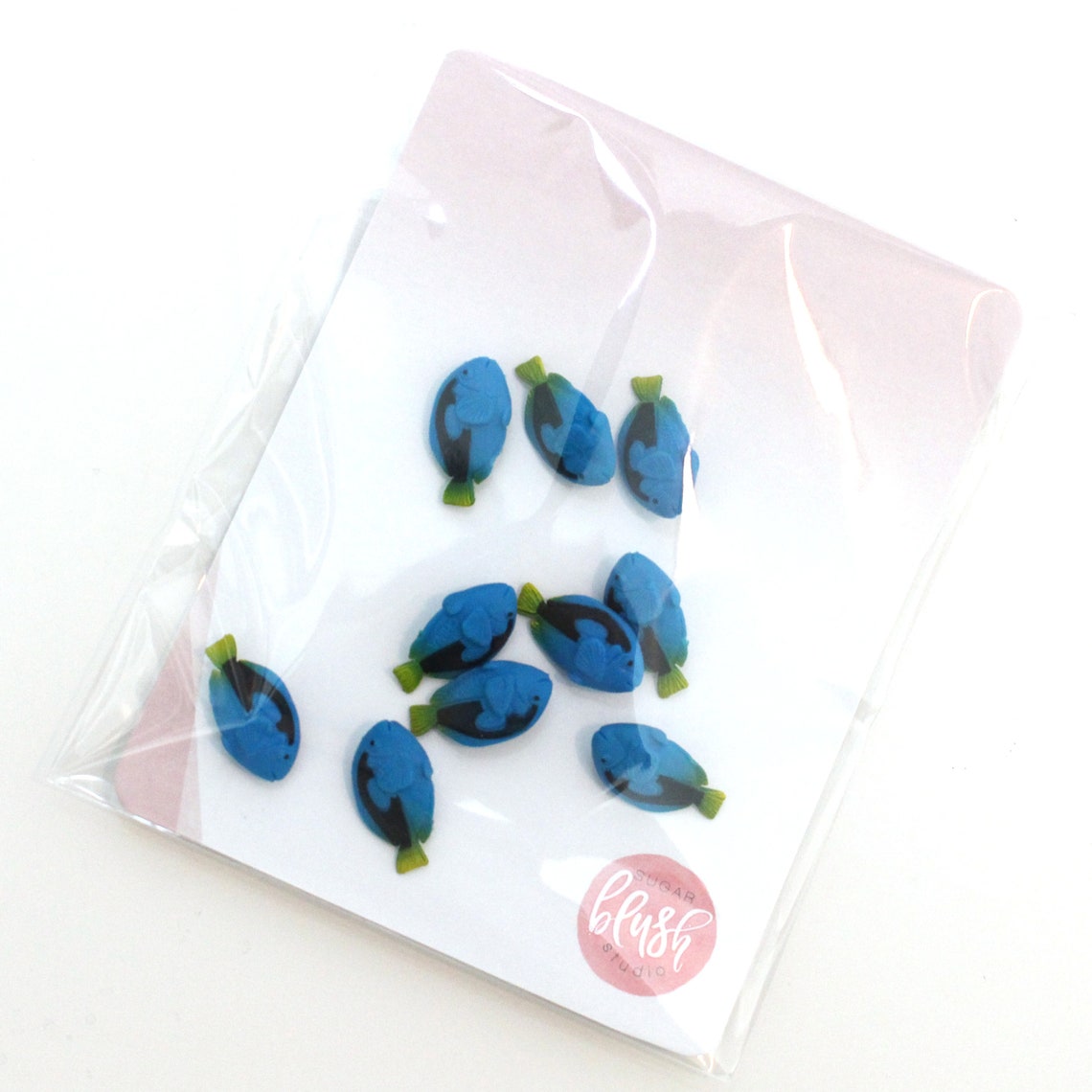 Set of Miniature Fish Mini Blue Tangs Dory Terrarium - Etsy