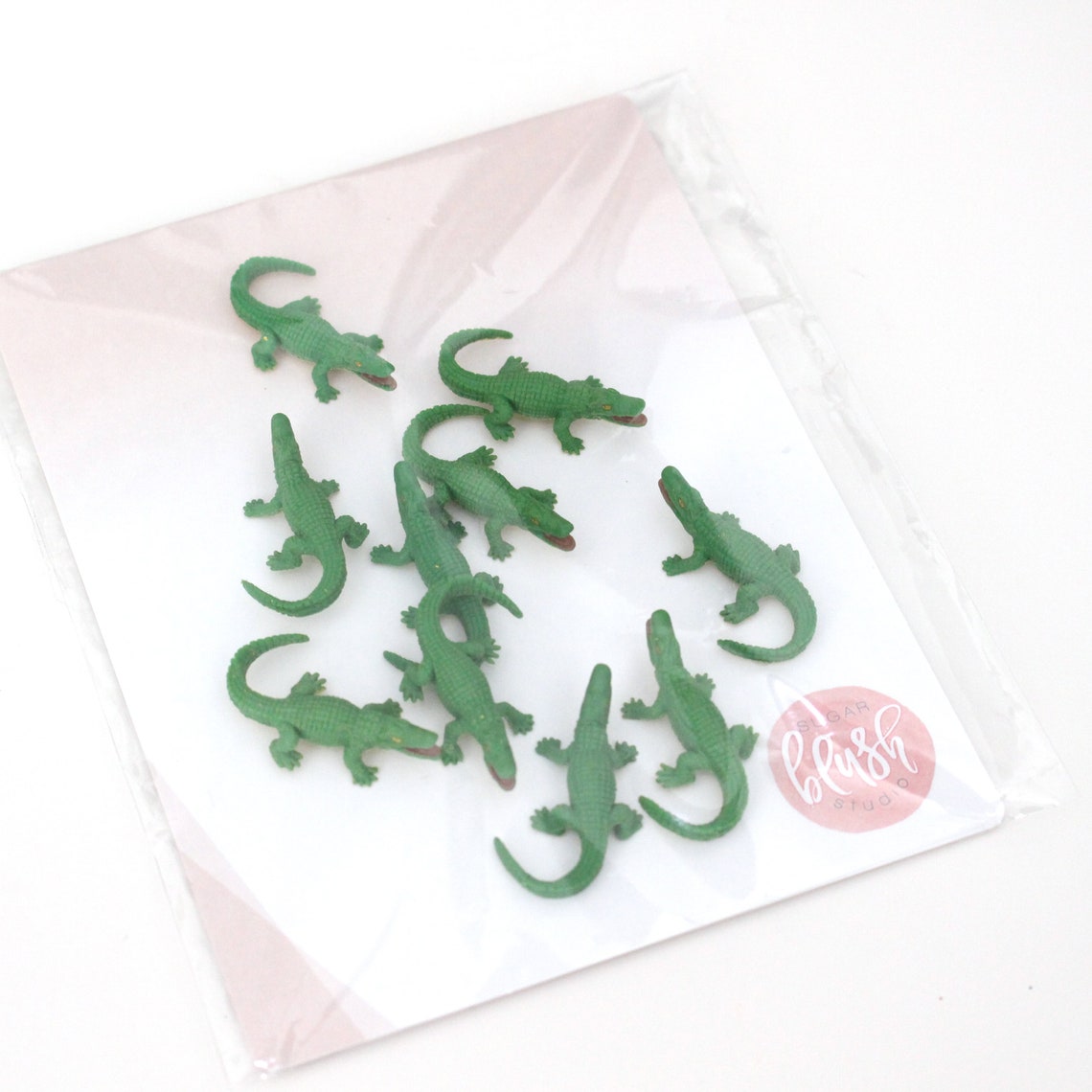 Set of Miniature Alligators - Mini Gators - Terrarium Supplies - Teeny ...