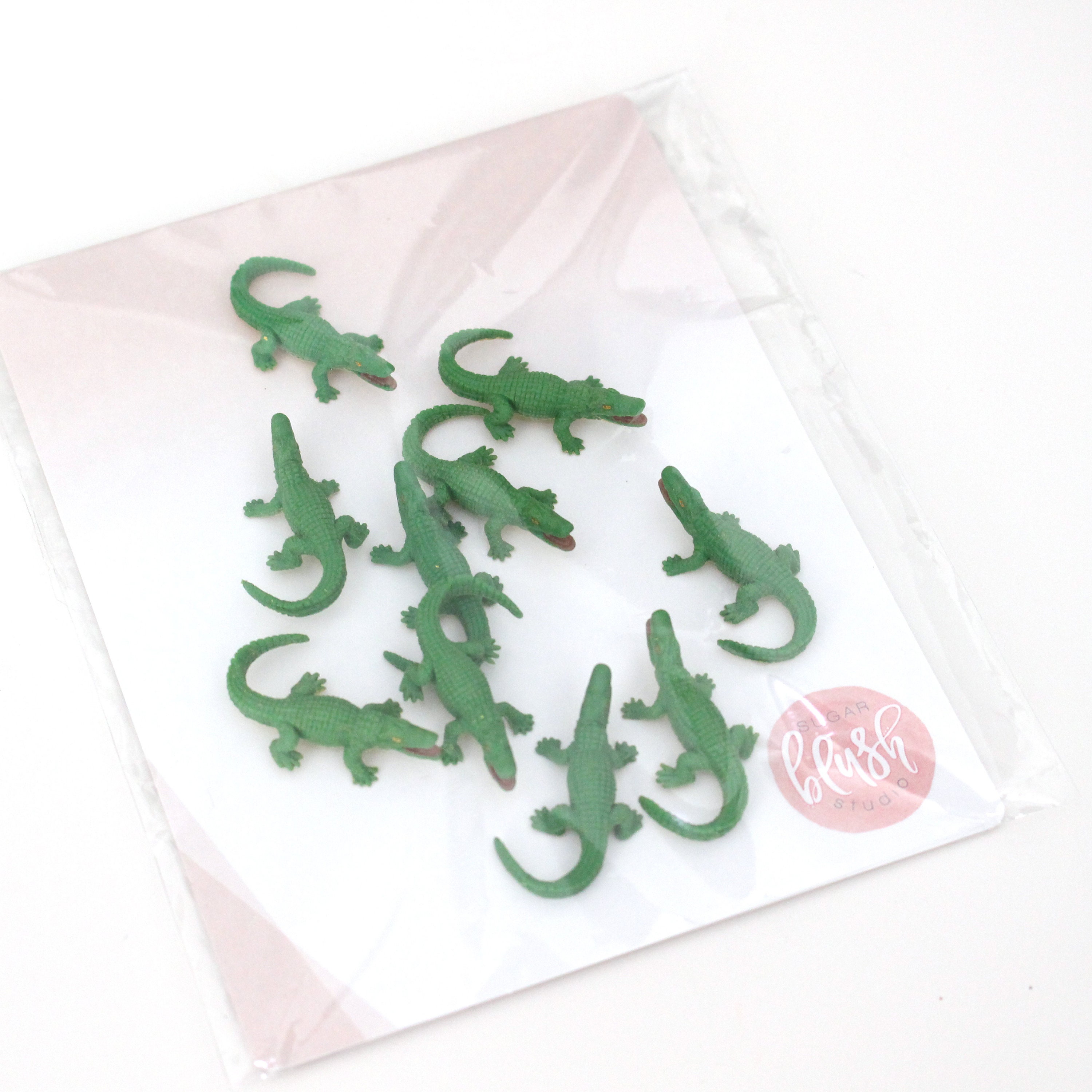 Set of Miniature Alligators - Mini Gators - Terrarium Supplies - Teeny ...