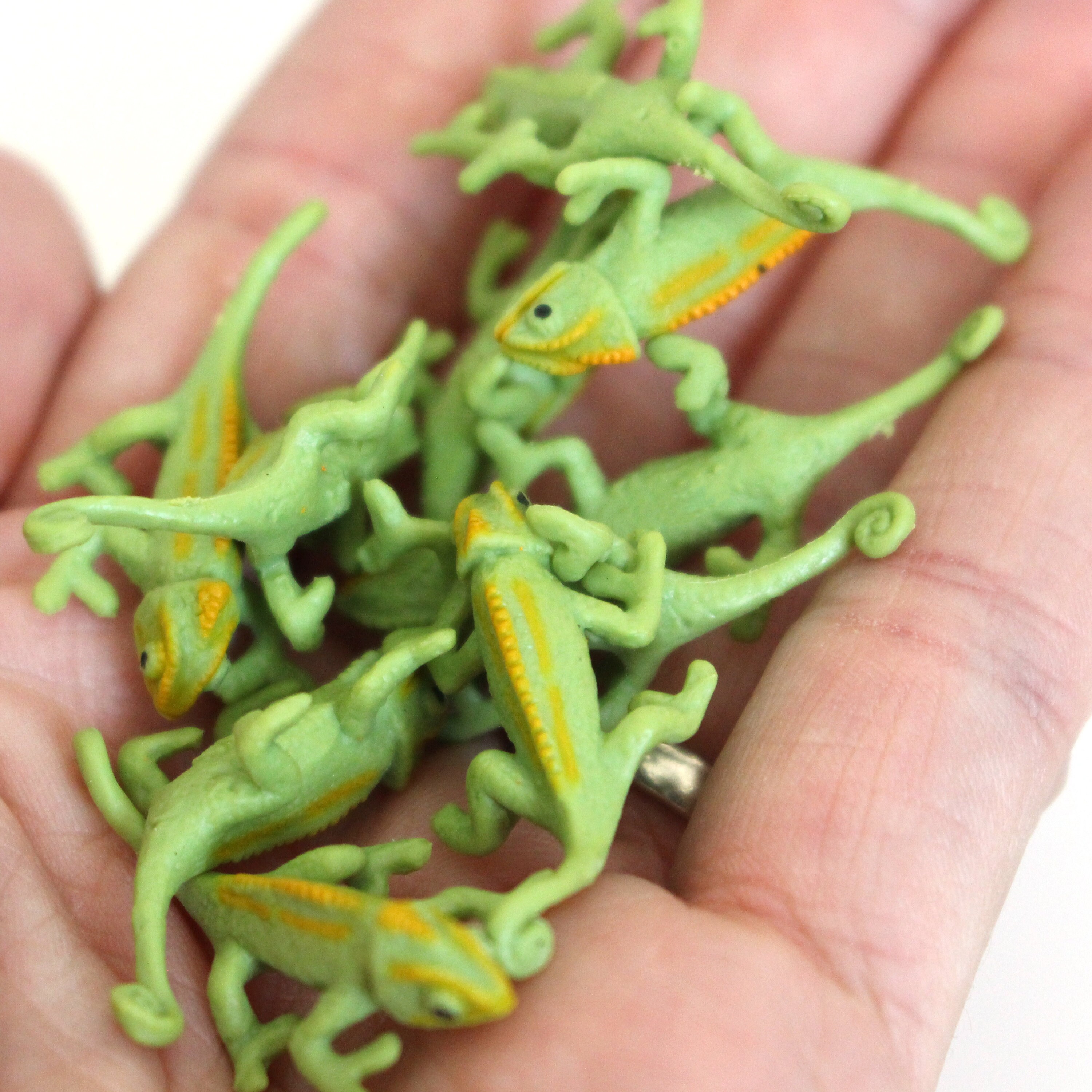 Set of Miniature Chameleon Mini Lizards Terrarium Supplies - Etsy
