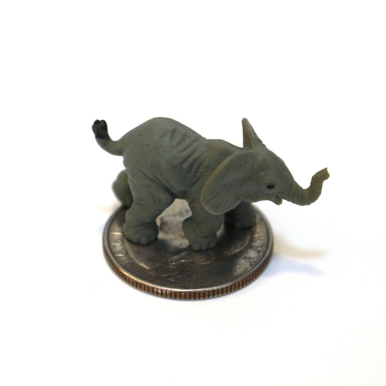 Set of Miniature Elephants Mini Elephants Terrarium - Etsy