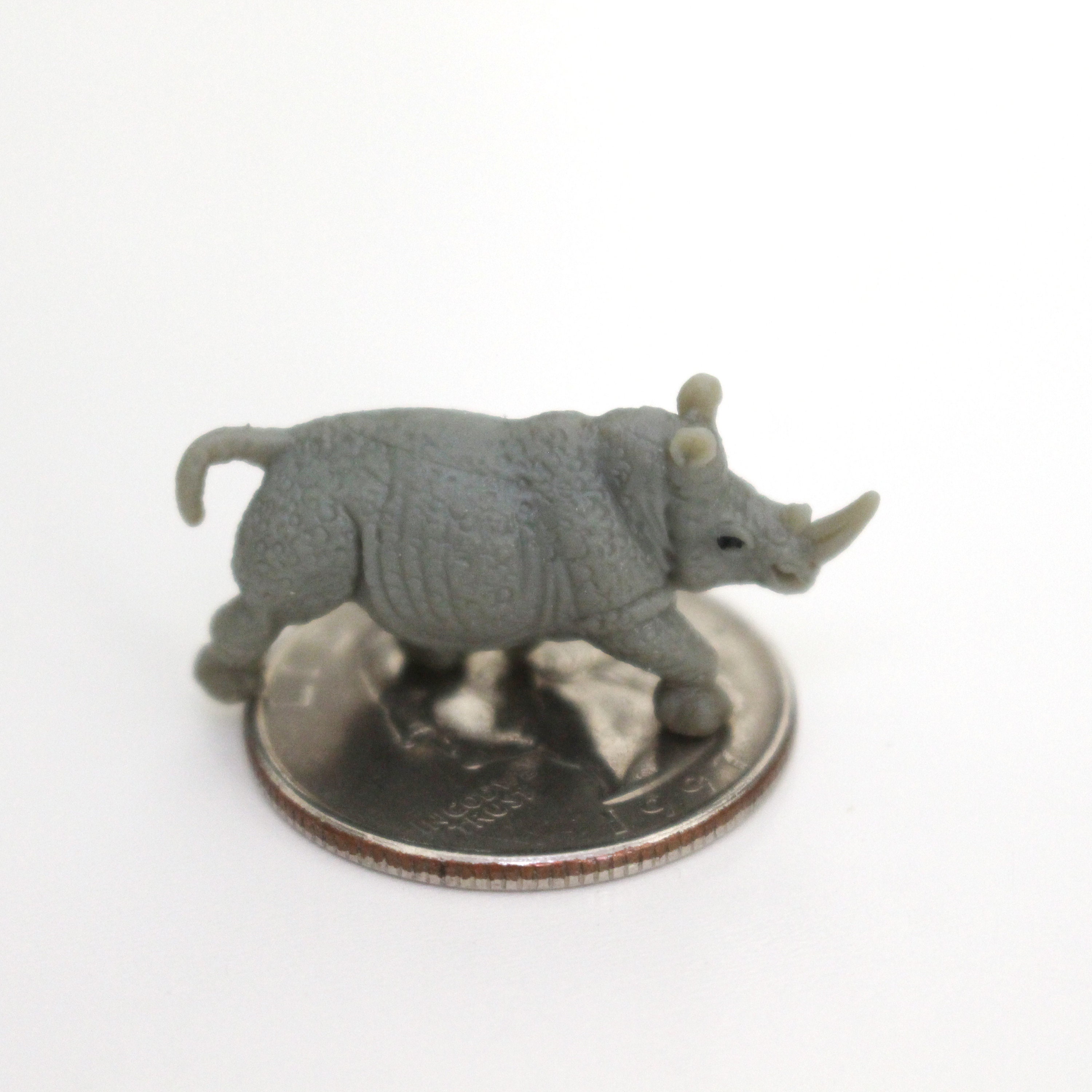 Set of Miniature Rhino Mini Rhinoceros Terrarium Supplies - Etsy