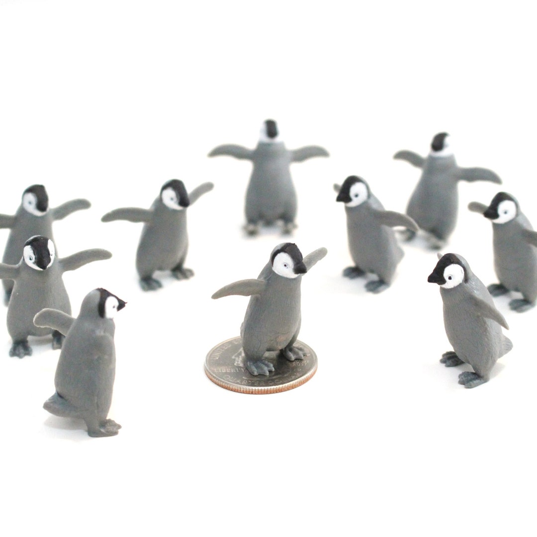 Set of Miniature Penguin Chicks - Mini Baby Penguins - Terrarium ...