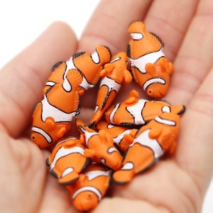 Set of Miniature Clownfish - Mini Fish - Nemo - Terrarium Supplies ...