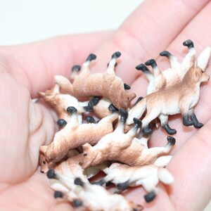 Set of Miniature Foxes - Mini Fox - Terrarium Supplies - Soap Making ...