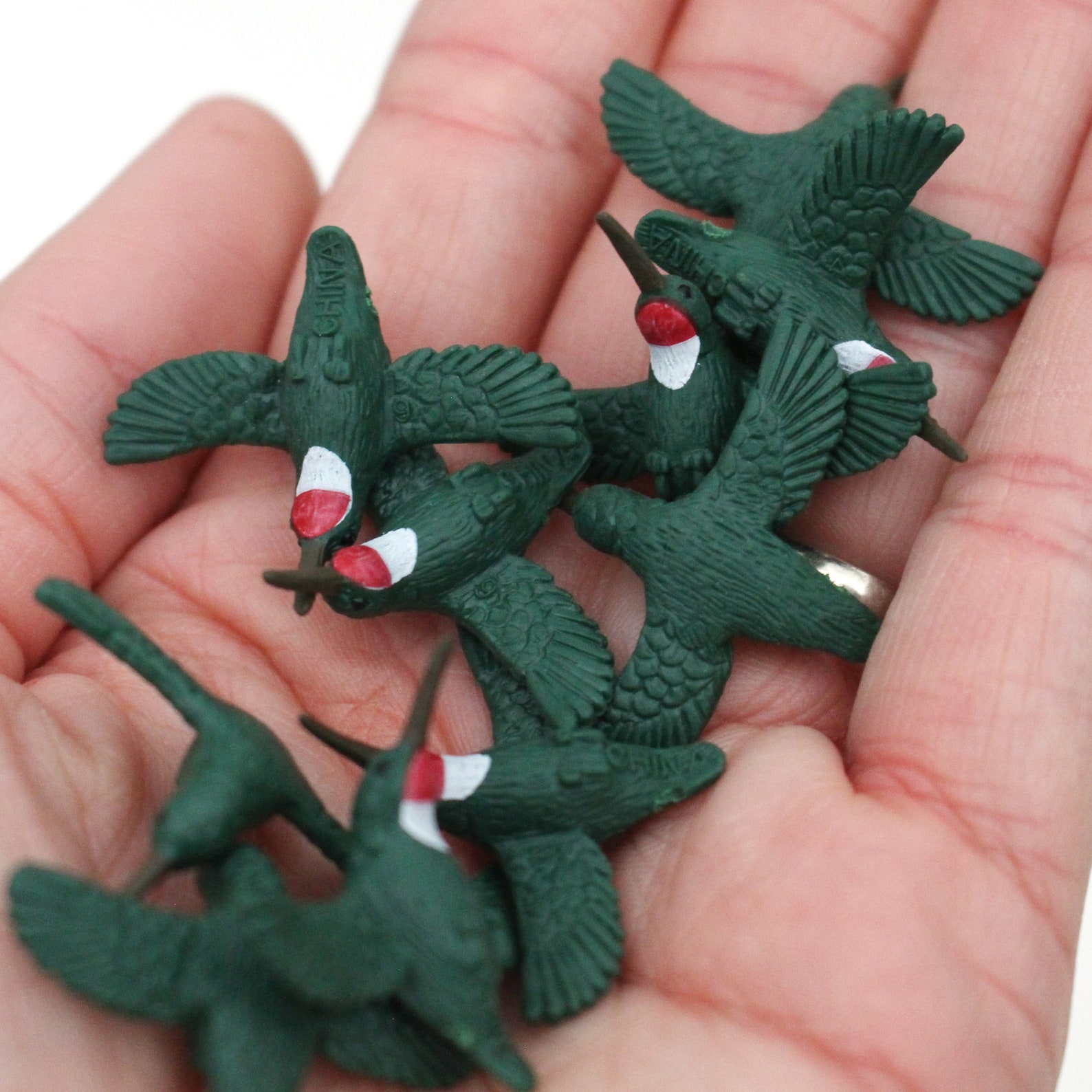 Set of Miniature Hummingbirds Mini Hummingbird Terrarium - Etsy