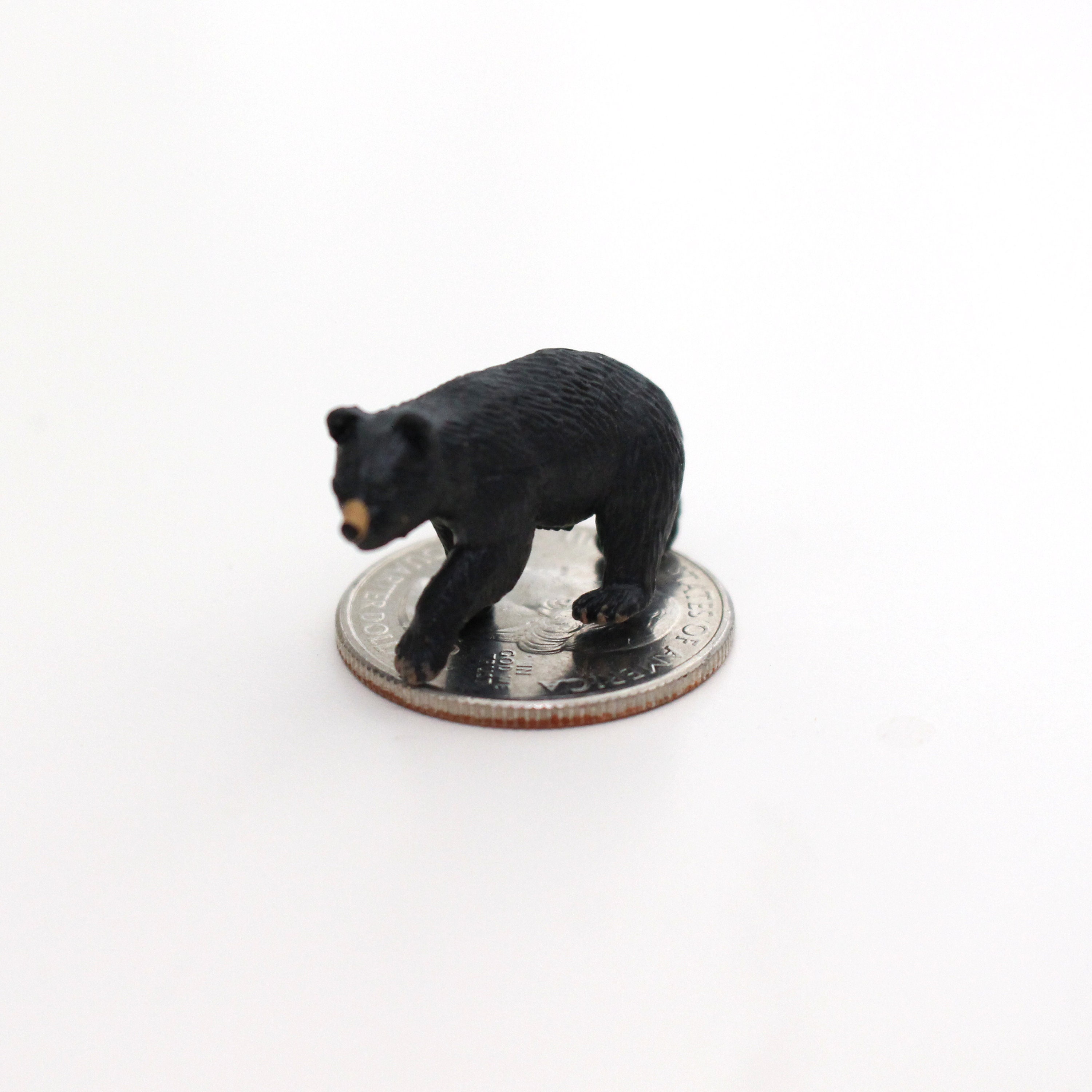 Set of Miniature Bears - Mini Black Bears - Terrarium Supplies - Teeny ...