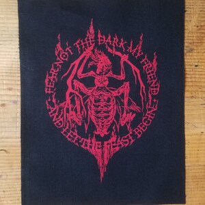 Sew-on Patch Let THE FEAST Begin: Dark Souls,locust Preacher,gamer ...