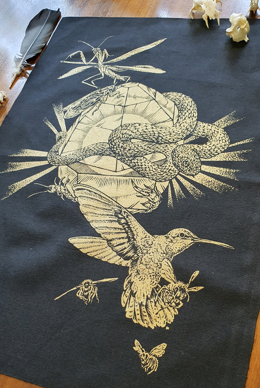 Back Patch ORPHIC DEATH: White, Gold Occult,satanic,hermetic,alchemy ...