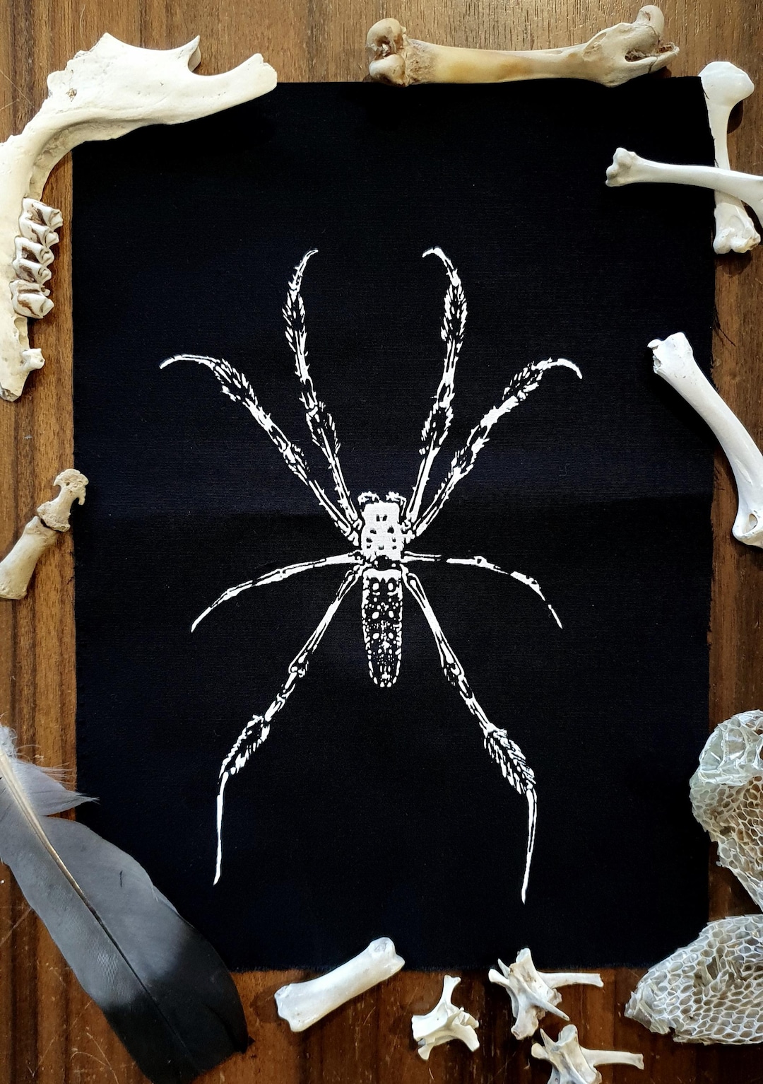 Sew-on Back-patch ORB WEAVER Spider: Crust Punk,metal,goth Fashion,dark ...