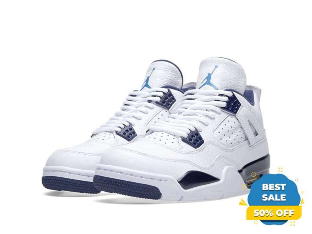 Air Jordan 4 Columbia Adult - Etsy