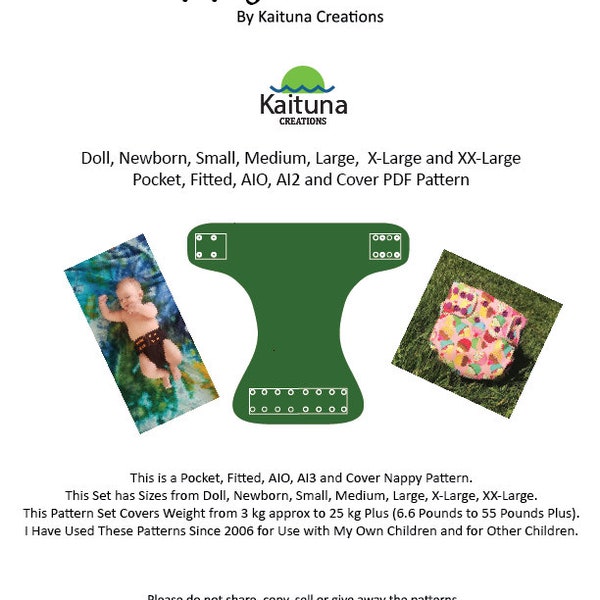 Cloth Diaper Pattern - Etsy
