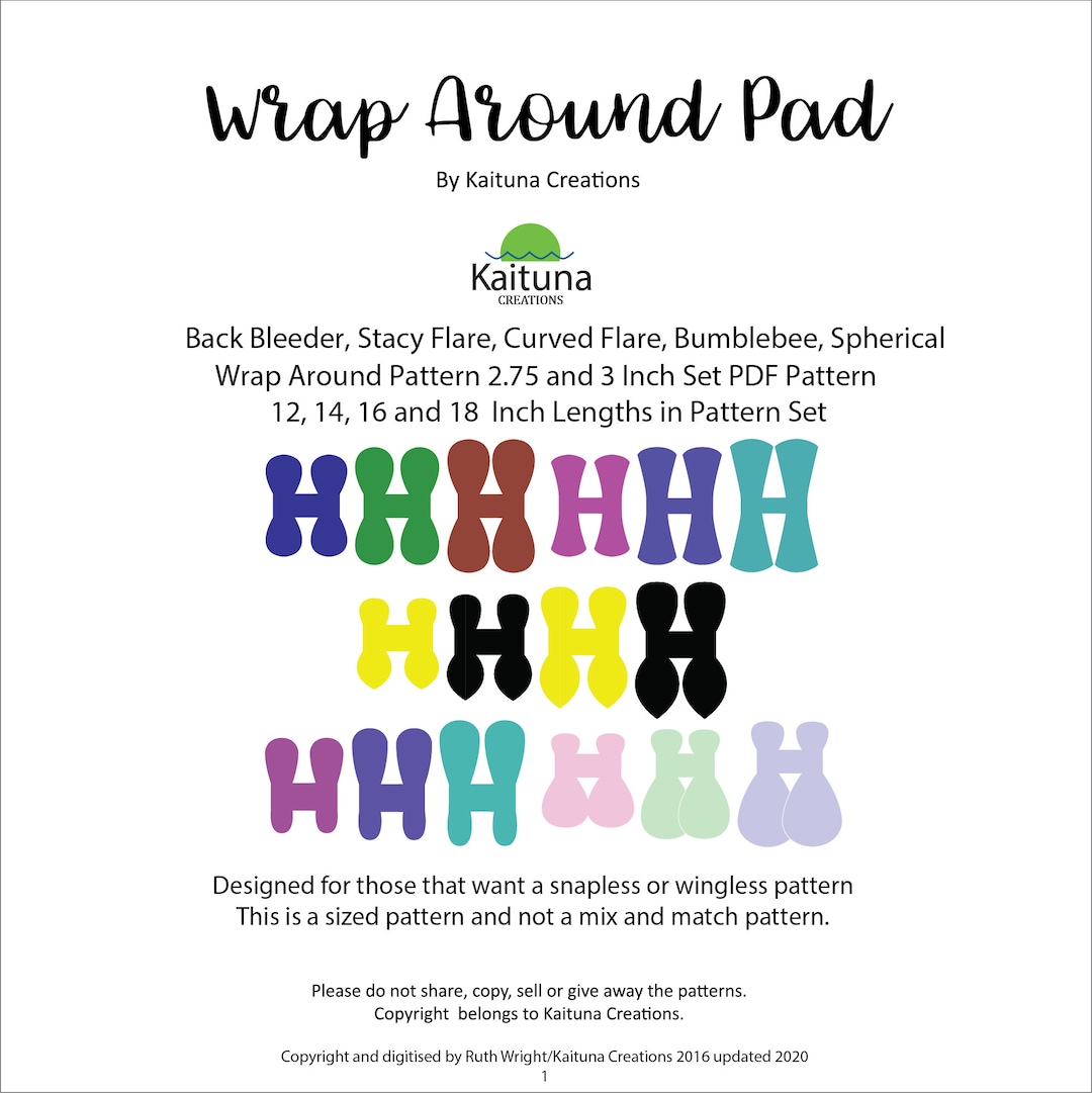 Wrap Around Pattern,12, 14, 16 X 2.75 or 3 Inches and 18 X 3 Inch Width ...