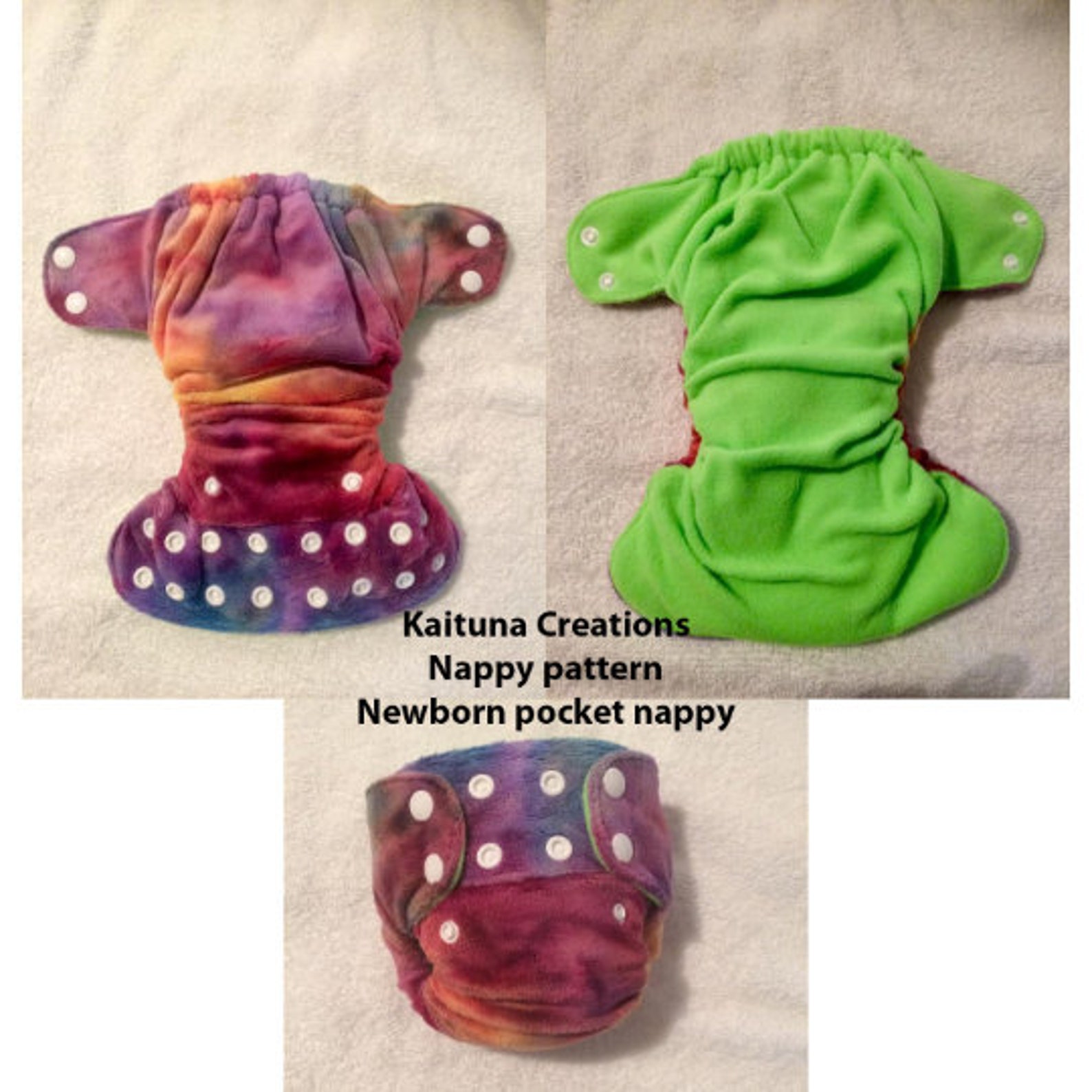 Doll and Newborn Nappy/diaper Pattern PDF Multi Nappy Pattern | Etsy