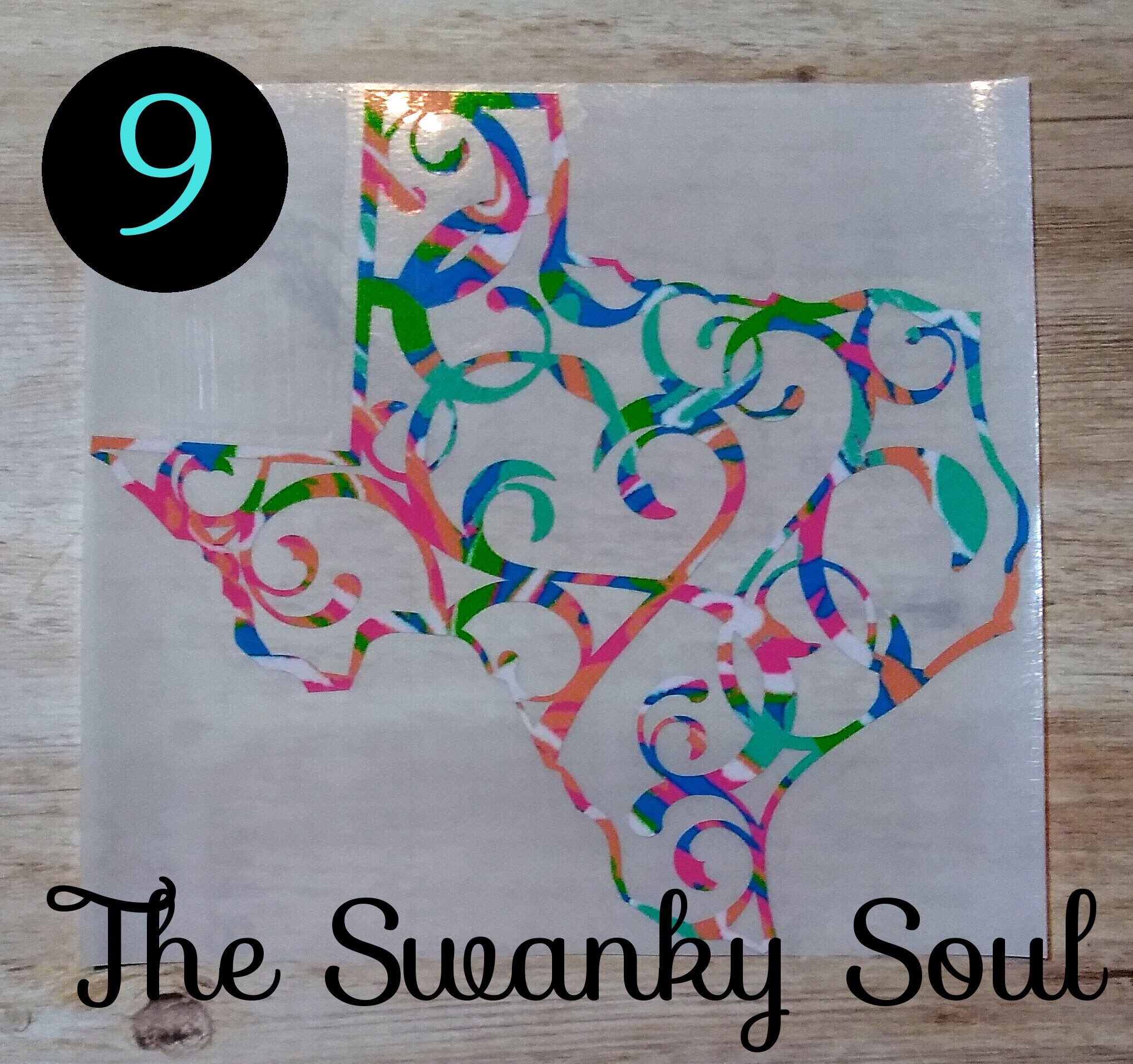 6" Flourish Texas Decal - 9 Patterns to Choose From! Texas Car Deal ...