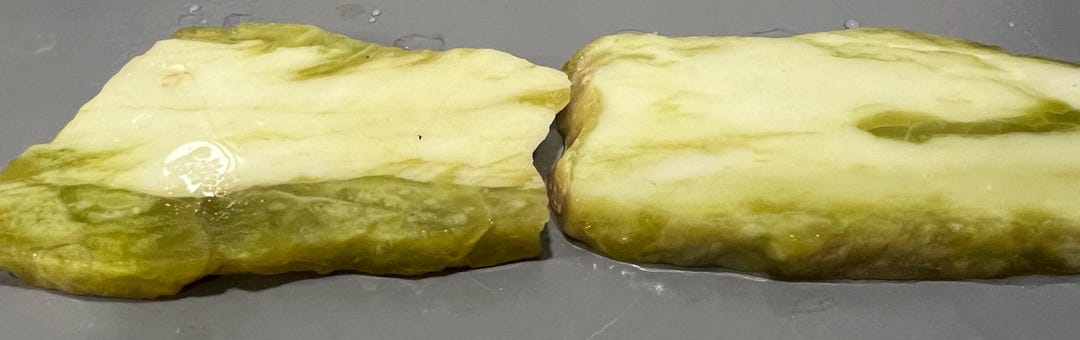 Green Noble Serpentine Slab Pair: Lapidary Gemstone - B3 - Etsy