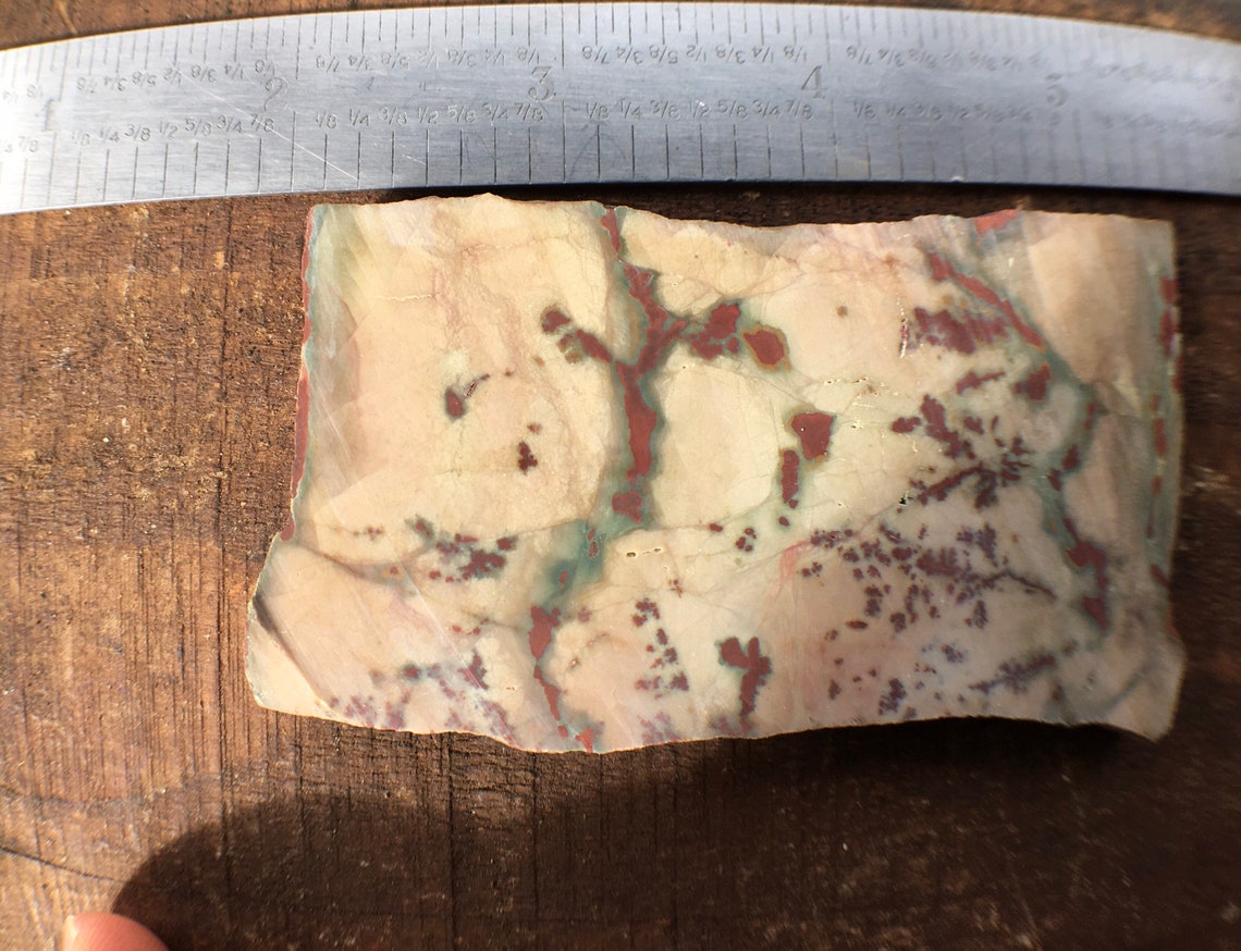 Outstanding Owyhee Chinese Dendritic Jasper slab flower jasper - Etsy.de