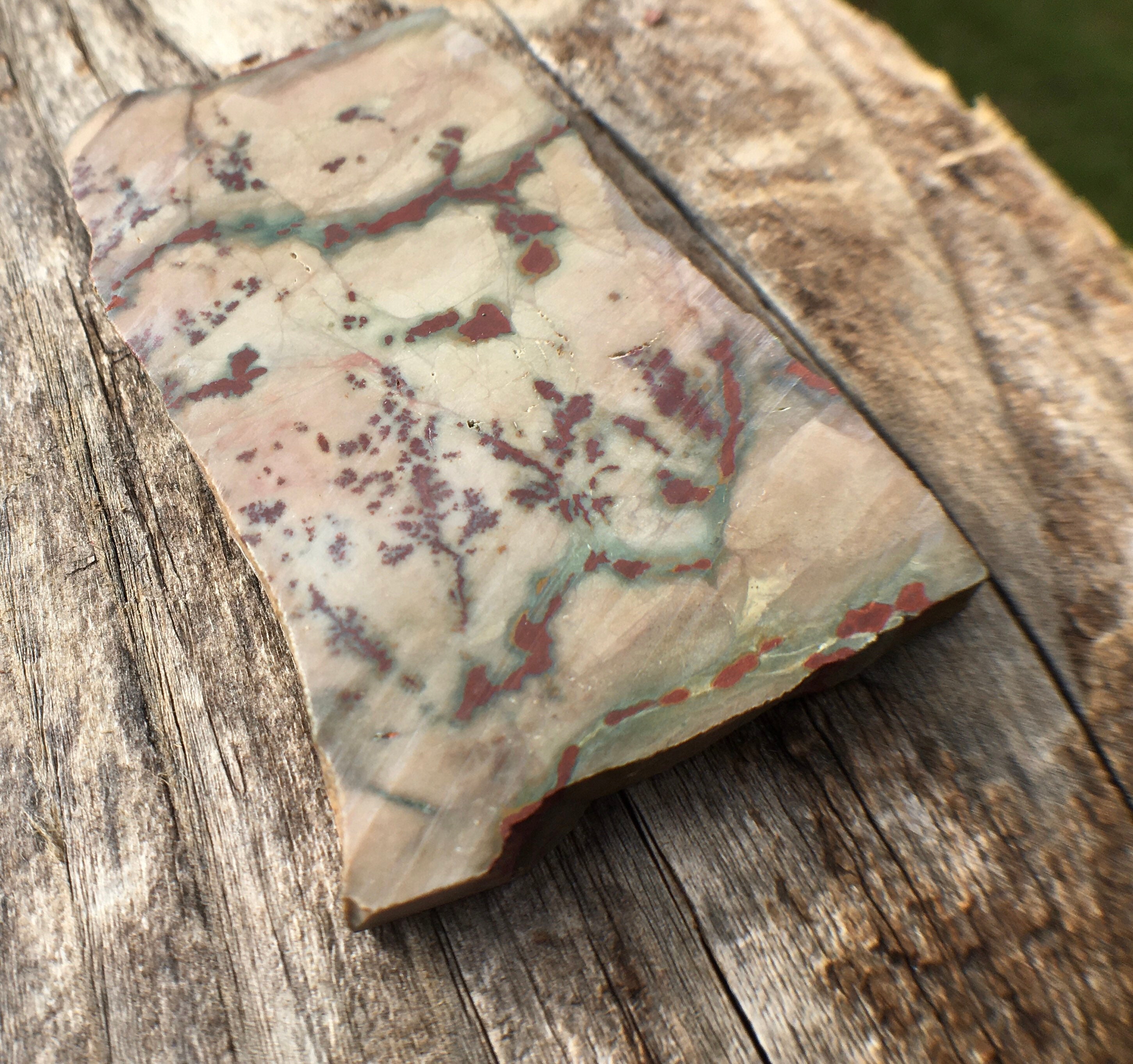 Outstanding Owyhee Chinese Dendritic Jasper slab flower jasper natural ...