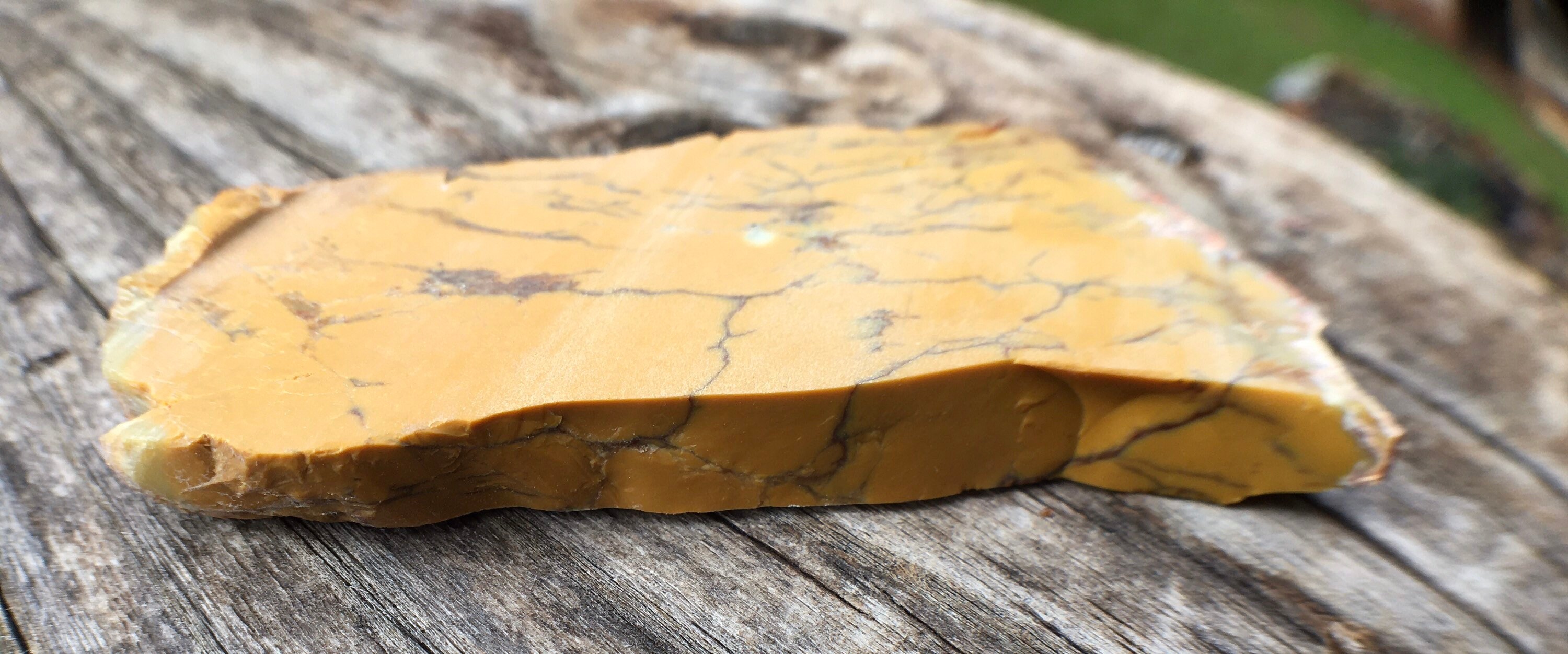 Yellow dendritic opalite slab gem and mineral slice stone for - Etsy 日本