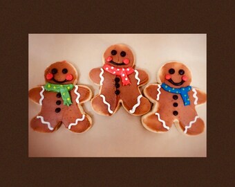 Custom Gingerbread Men Sugar Cookies - Etsy