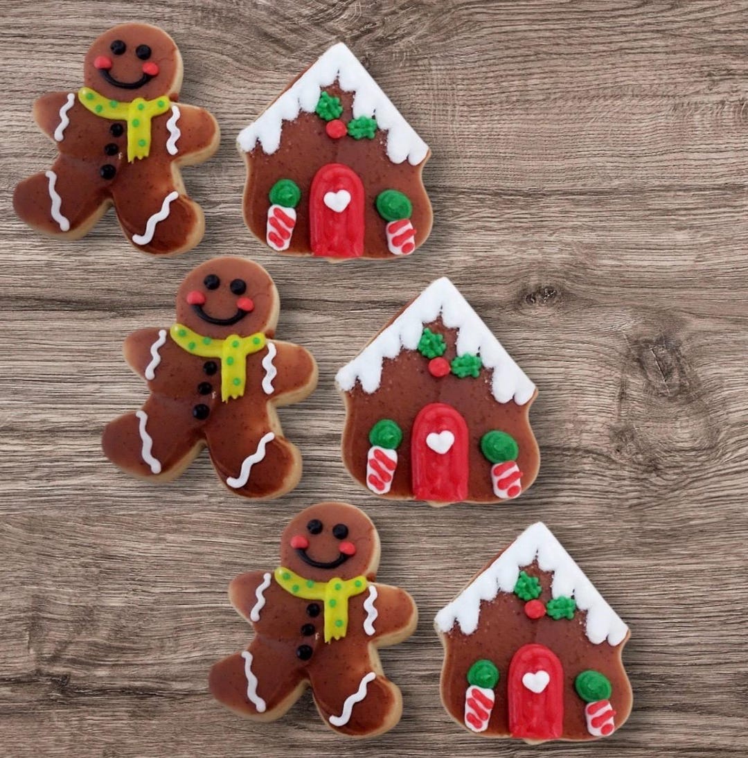1 Dozen Individually Wrapped GINGERBREAD Man and GINGERBREAD House ...