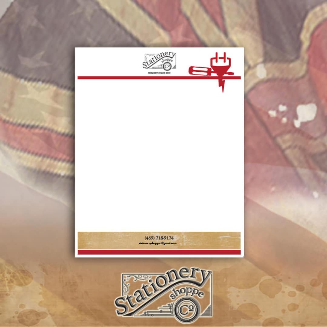 Stationery, Letterhead, Electrician, Printable Letterheads, Prinables ...