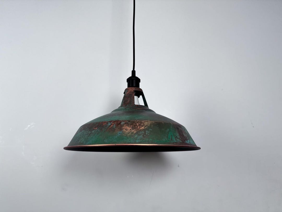 Industrial Lighting ,patina Light Fixture , Farmhouse Lighting ,pendant ...