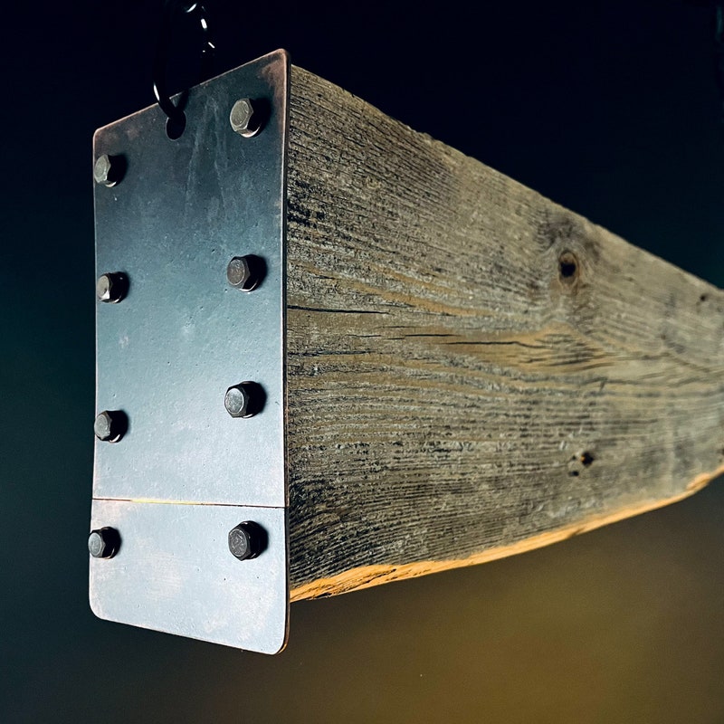 Wood Beam Light Fixture - Etsy