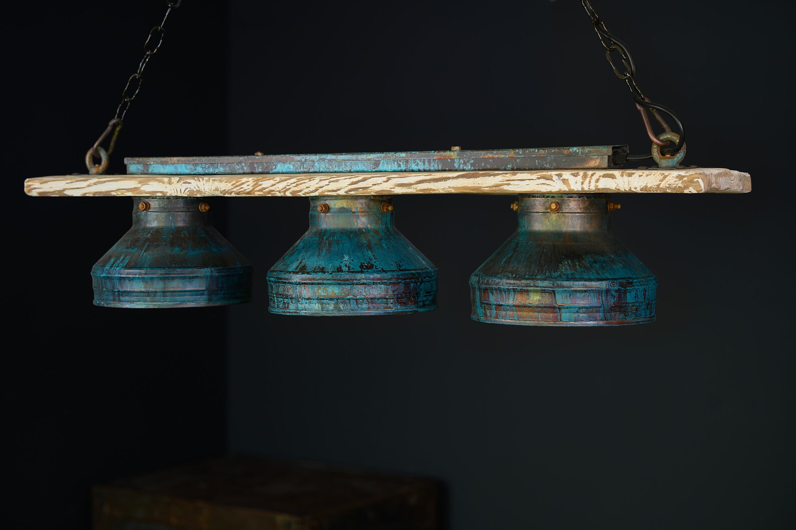 Industrial Lighting Copper Lamp patina Light Fixture - Etsy