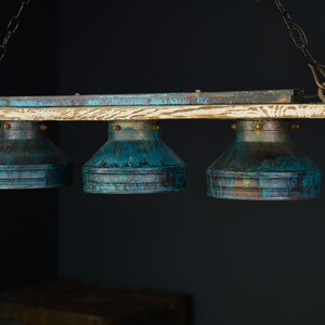 Industrial Lighting Copper Lamp patina Light Fixture - Etsy