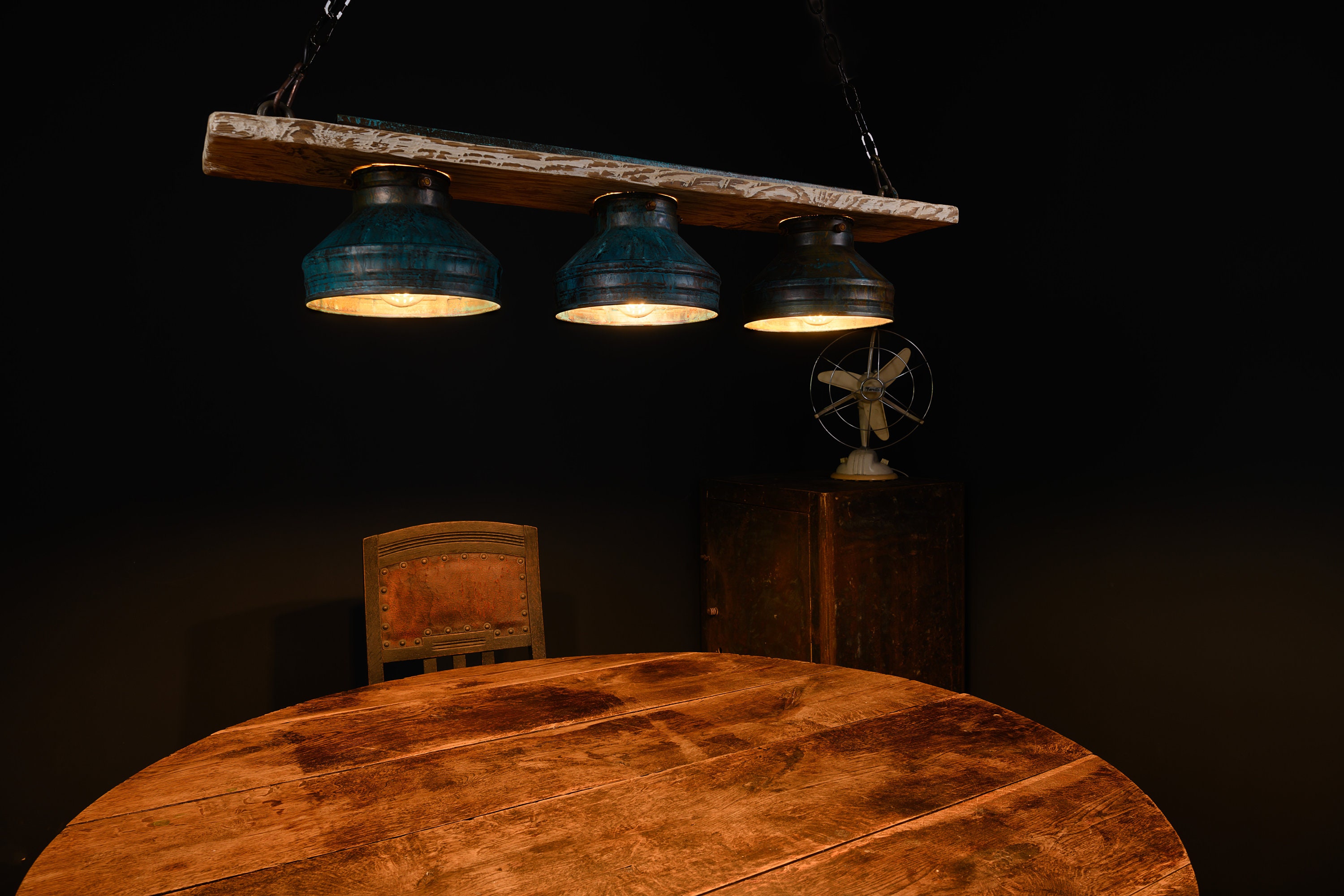 Industrial Lighting Copper Lamp patina Light Fixture - Etsy