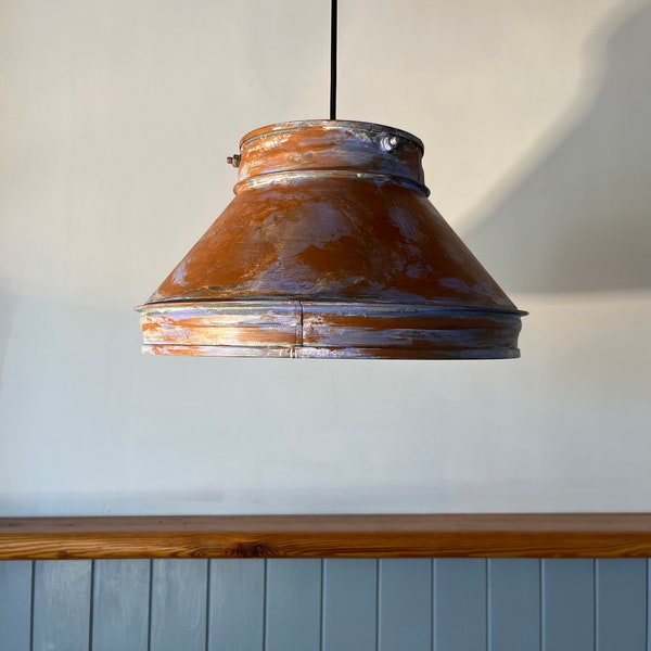 Rustic Pendant Light - Etsy