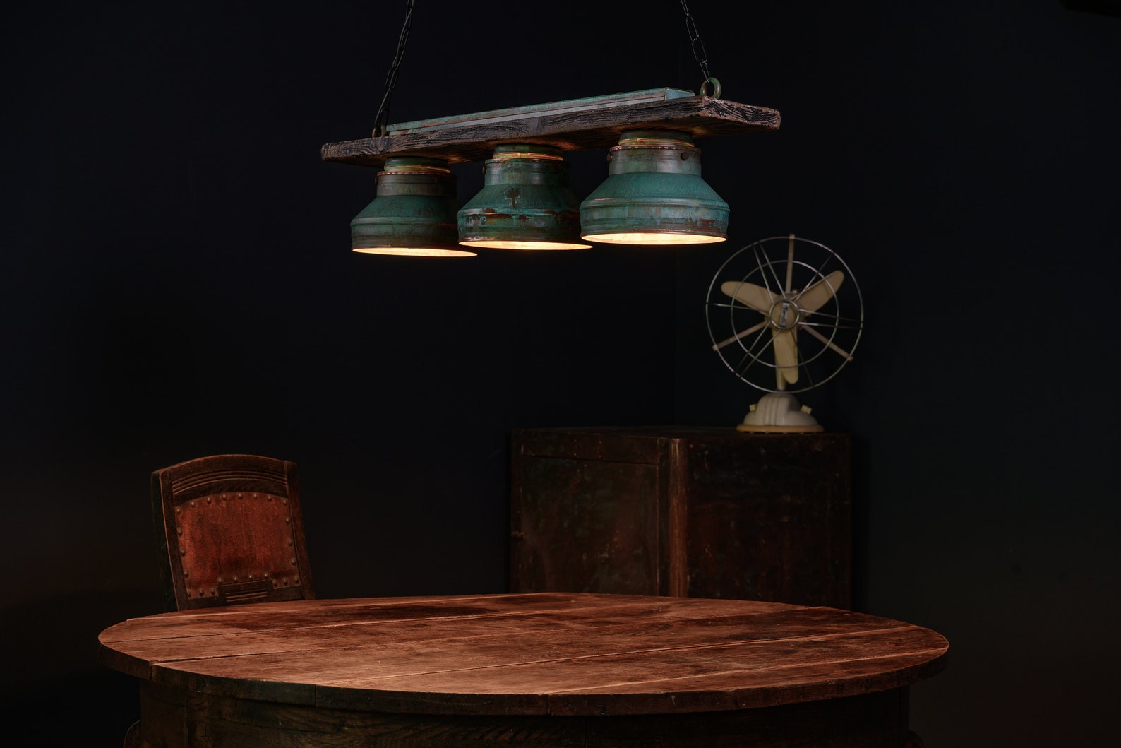 Industrial Lighting Copper Lamp patina Light Fixture - Etsy