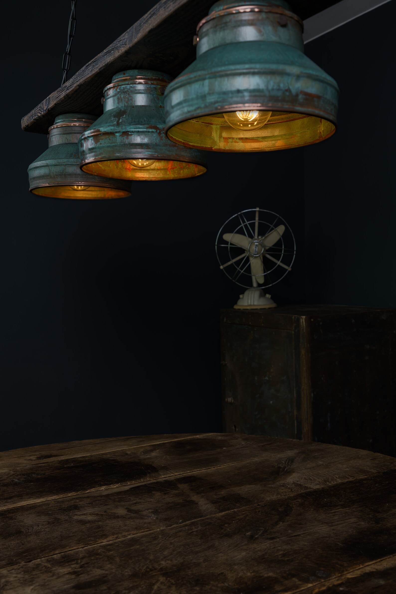 Industrial Lighting Copper Lamp patina Light Fixture - Etsy