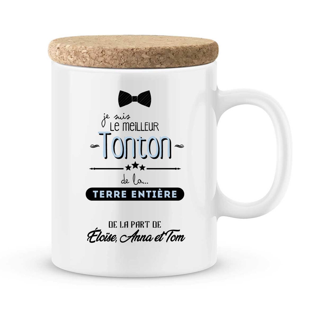 Tonto de regalo. Taza de Tonton personalizada - Regalo de cumpleaños de ...