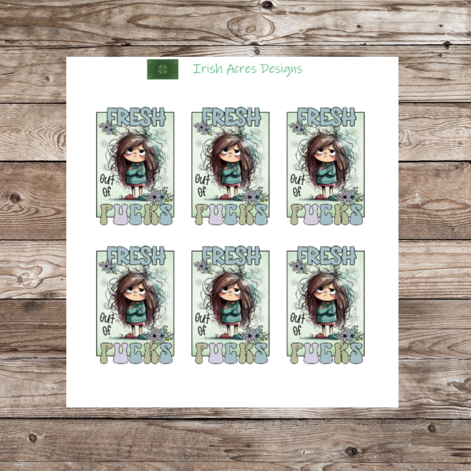 Fresh Out of F*cks Sarcastic Planner Stickers - Etsy