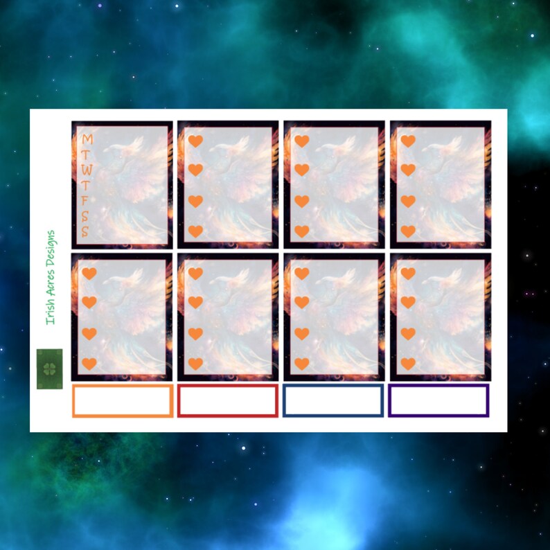 Rise of the Phoenix Planner Sticker Kit - Etsy