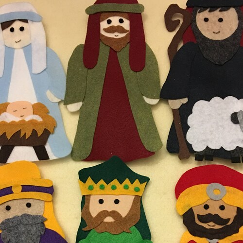 Nativity Sock Puppet No Sew Patterns for Mary Joseph Baby - Etsy Australia