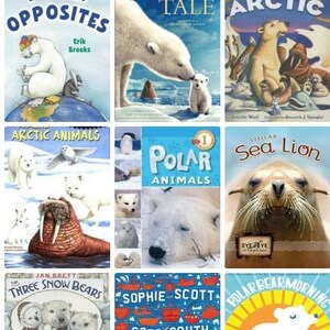 5 Little Polar Bears Felt Story Pattern for Use on a Felt Board - PDF ...