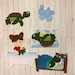 Tiny Tim the Turtle Downloadable PDF File to Make Felt Pieces for a ...