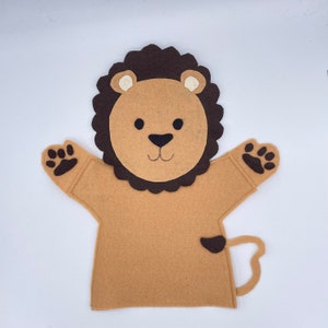 Lion Hand Puppet Pattern, PDF Pattern for Hand Puppet, Puppet Sewing ...