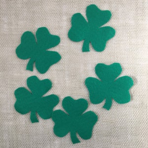 5 Little Shamrocks, Felt Story Pattern, Preschool Rhyme, St. Patricks ...