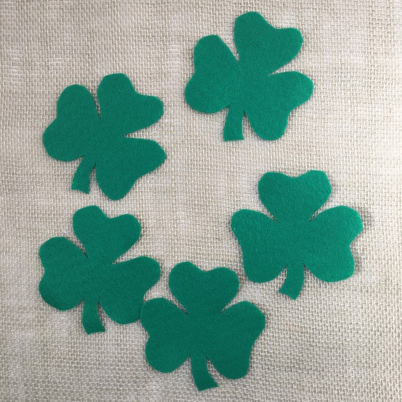 5 Little Shamrocks Felt Story Pattern Preschool Rhyme St. | Etsy