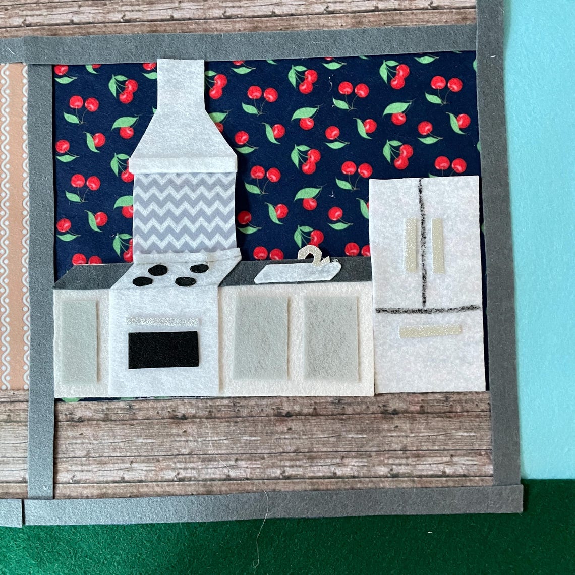 Felt Doll House Play Mat Pattern, Child's Quiet Time Activity (PDF ...
