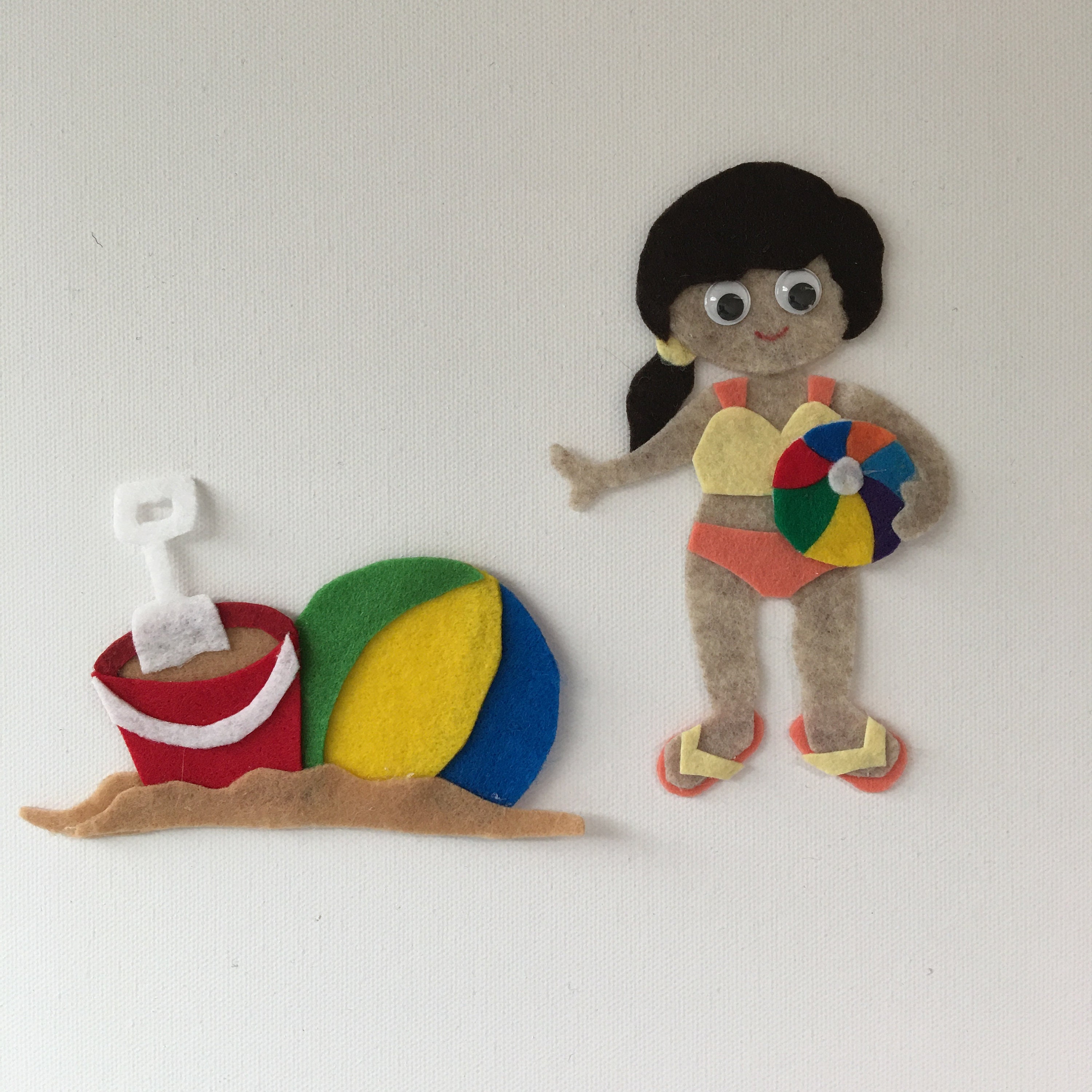 Beach Day, Felt Board Pattern - PDF Downloadable Pattern - Etsy Canada