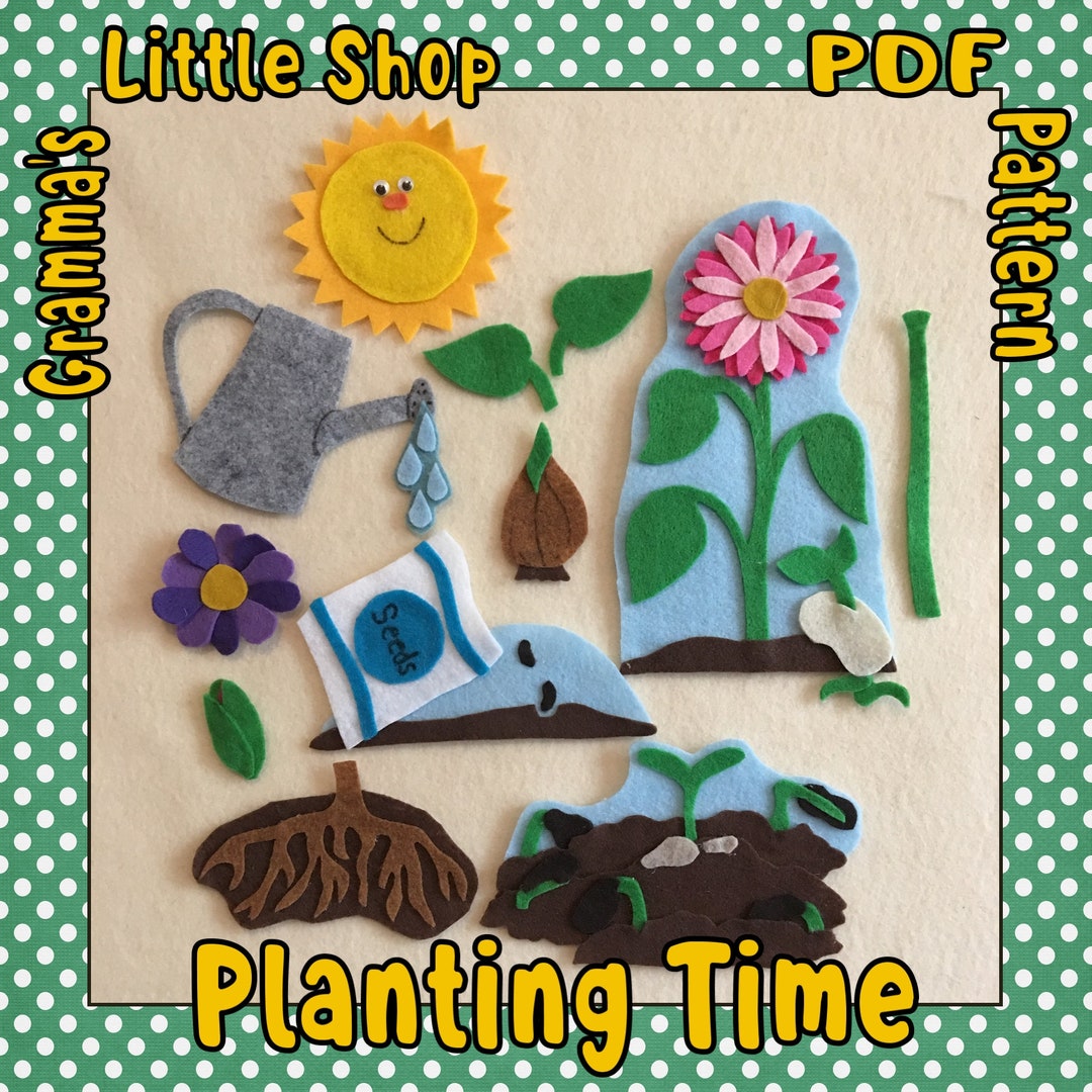 Interactive Plant Life Cycle Teaching Aid - Montessori Inspired Felt ...